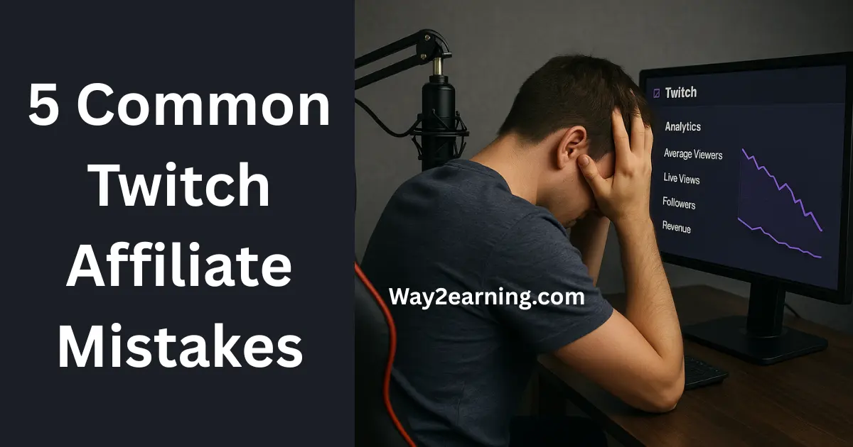 5 Common Twitch Affiliate Mistakes & How to Avoid Them