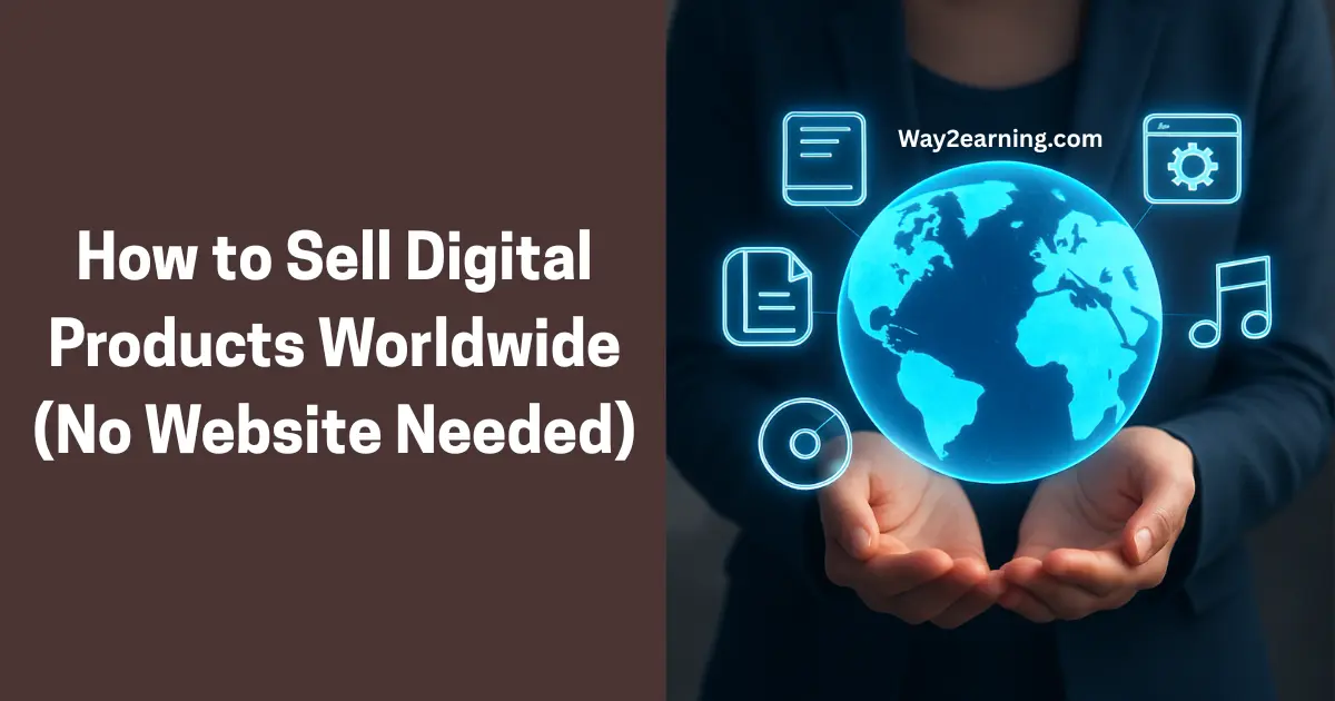 How to Sell Digital Products Worldwide (No Website Needed)